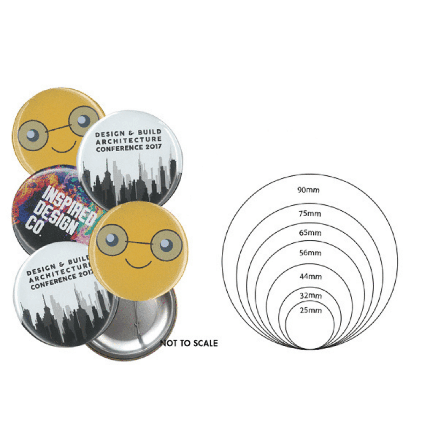 Button Badge 56mm - EziTag