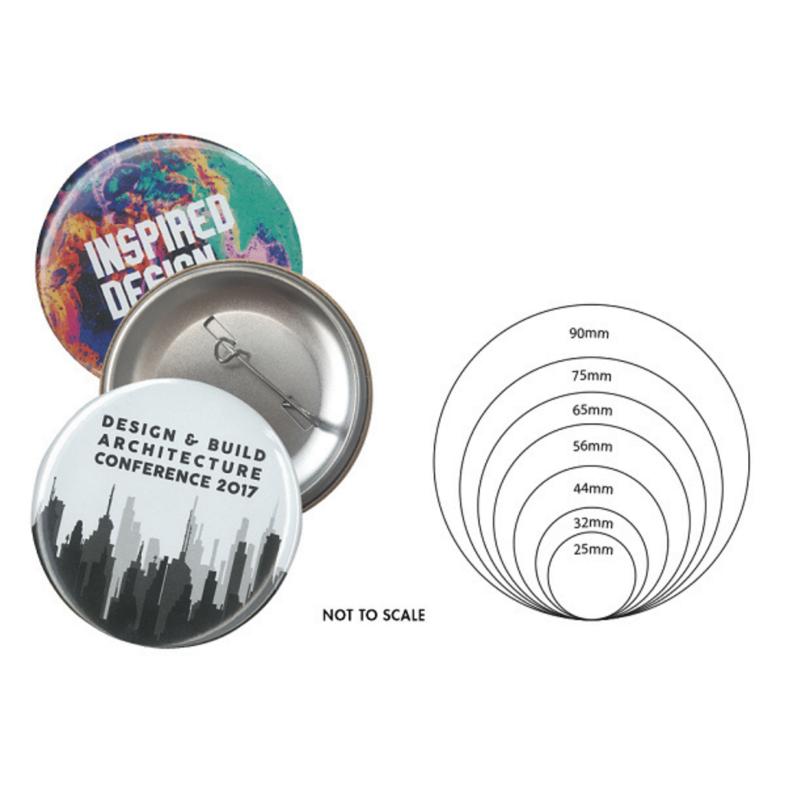 Button Badge 75mm - EziTag