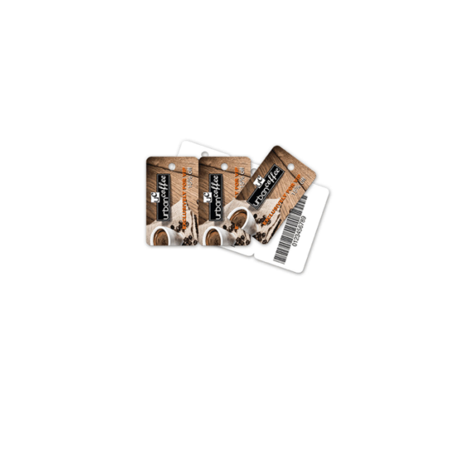 Plastic Key Tag Small Full Colour Indent - EziTag