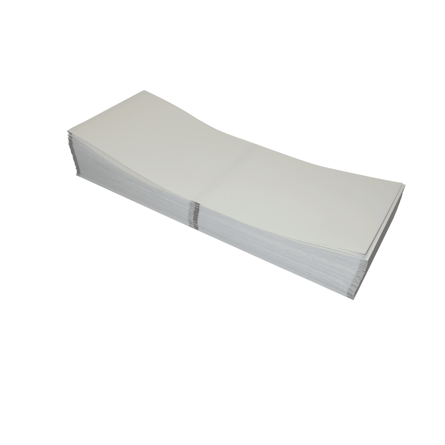 A6 Fan Folded 105x148mm No Slots Unprinted - EziTag