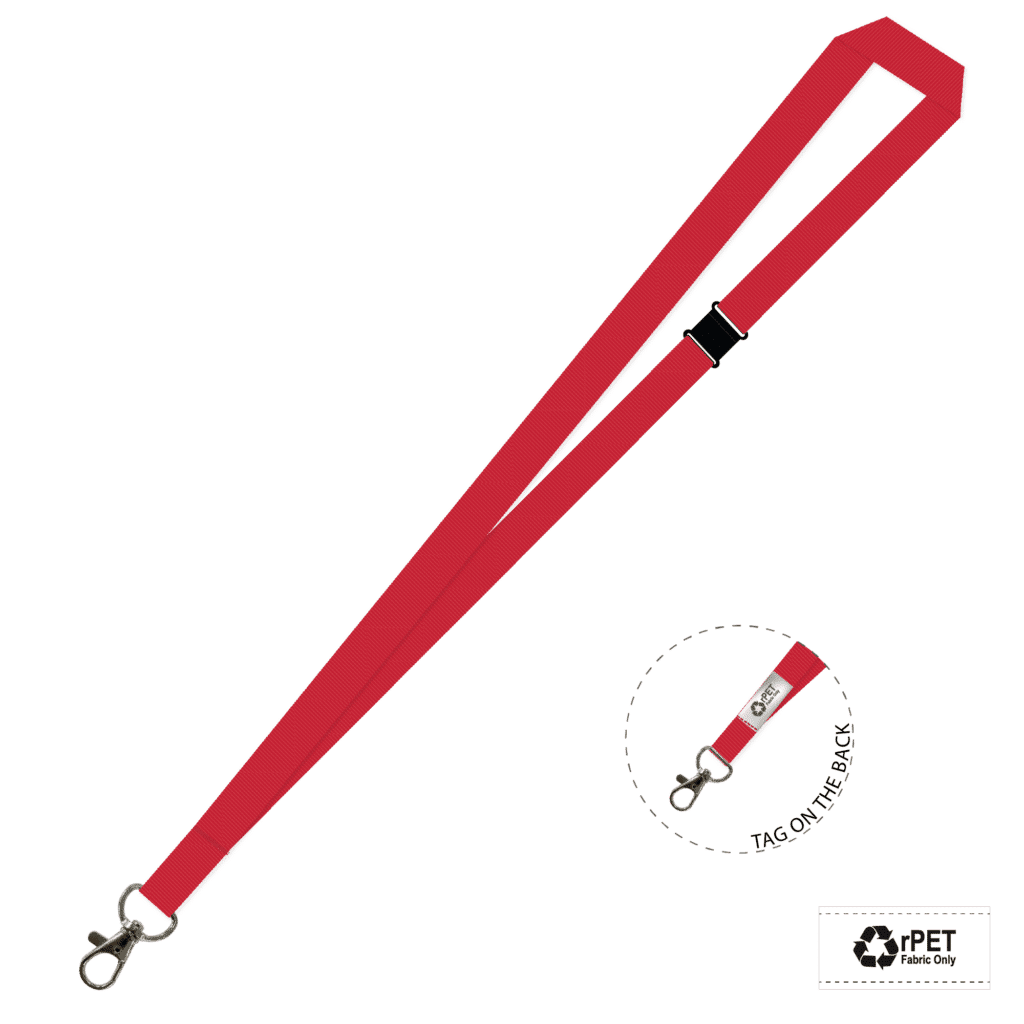 Gemini Plain Lanyard with Carabiner and Breakaway - EziTag