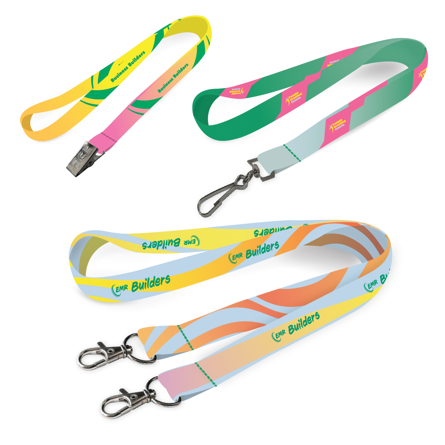 Pisces Smooth Lanyard Premium Full Colour - EziTag