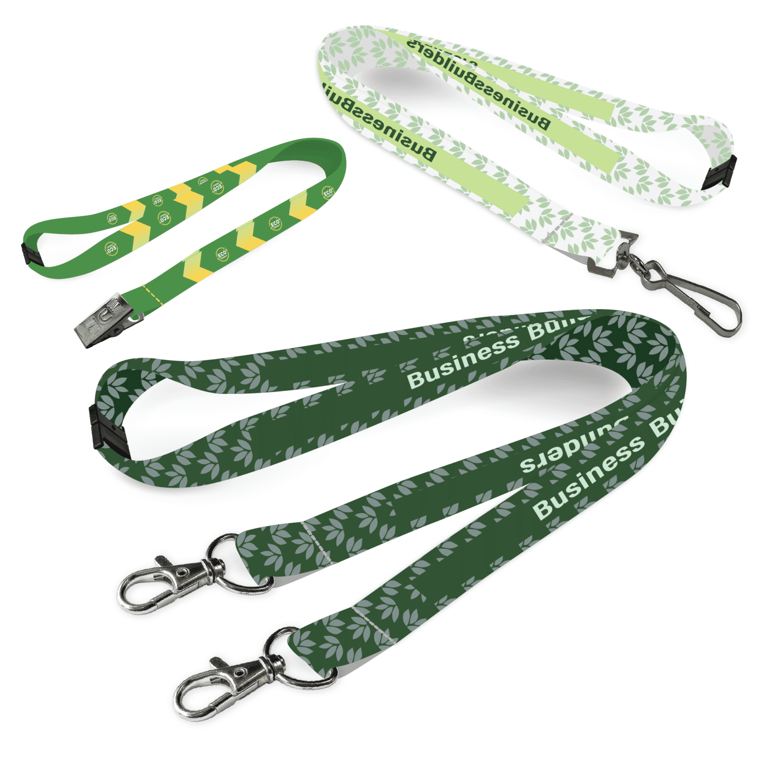 Pisces Smooth Lanyard Eco-Friendly Full Colour with Breakaway - EziTag