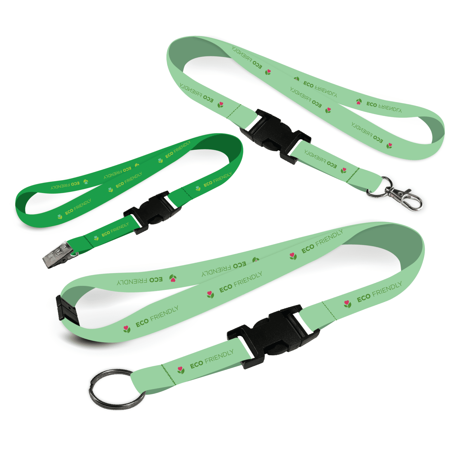 Pisces Smooth Lanyard Eco-Friendly Full Colour Quick Release - EziTag