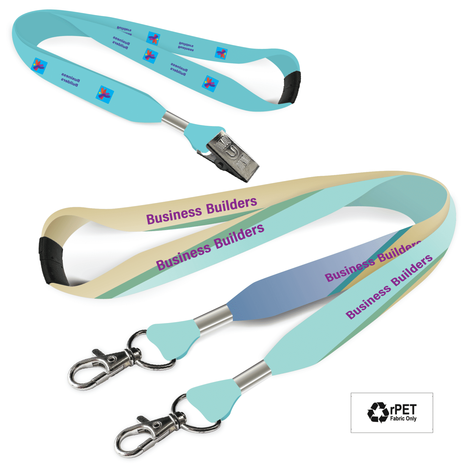 Taurus Lanyard Eco Fabric Full Colour with Breakaway - EziTag