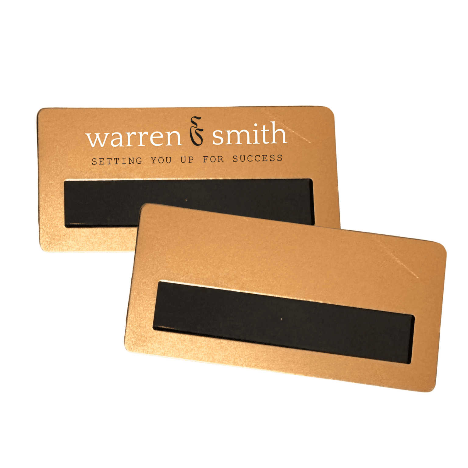 DIY Staff Name Tag Gold 75 x 36mm - EziTag