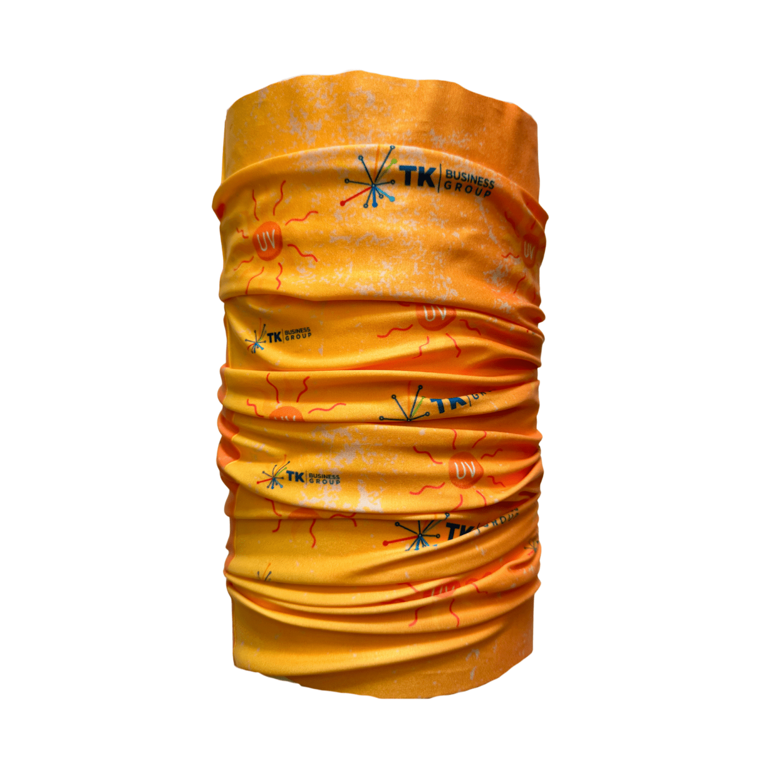 Bandana Neck Gaiter UV Fabric Indent Double Side Bulk Packed - EziTag