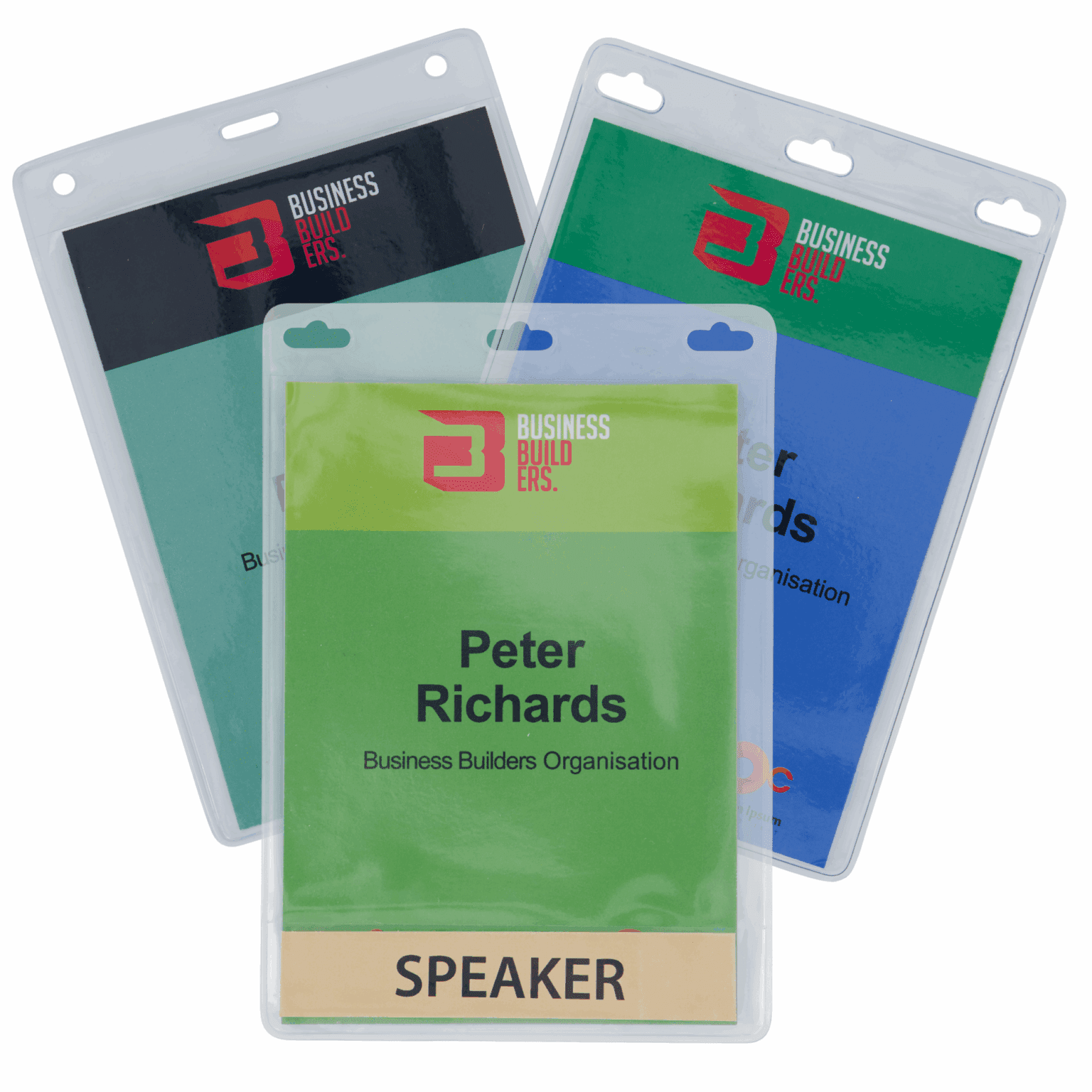 Fully Produced Name Tag 105 x 148mm Portrait - EziTag